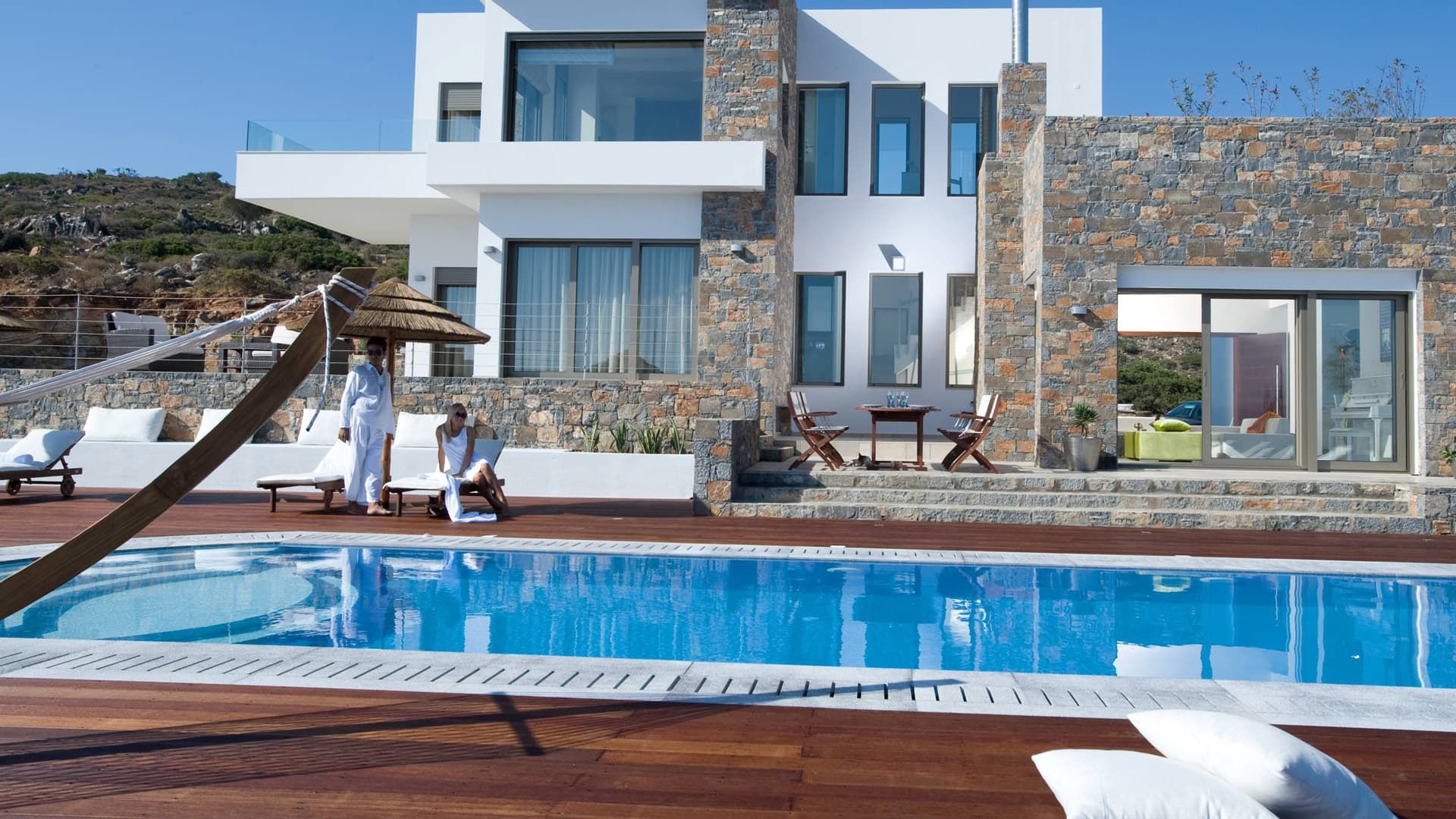 Luxury Villa Crete, Luxury villa Elounda White Pearl.